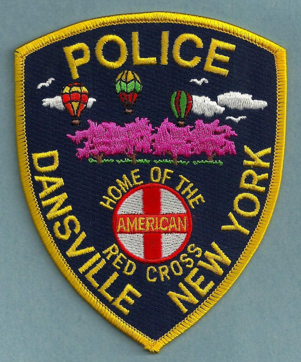 Dansville New York Police Patch Home of the Red Cross