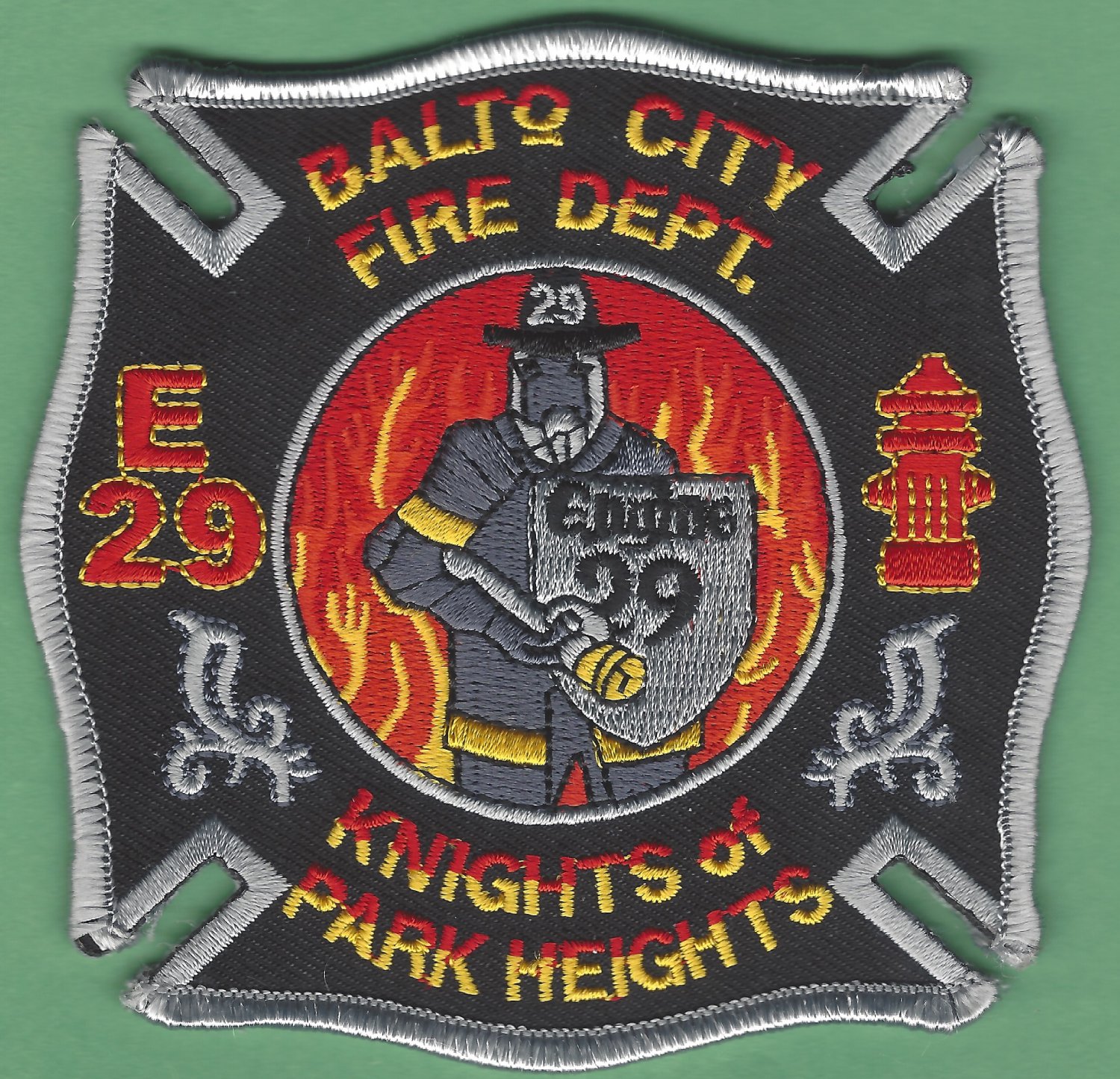 Baltimore City Fire Department Engine Company 29 Fire Patch