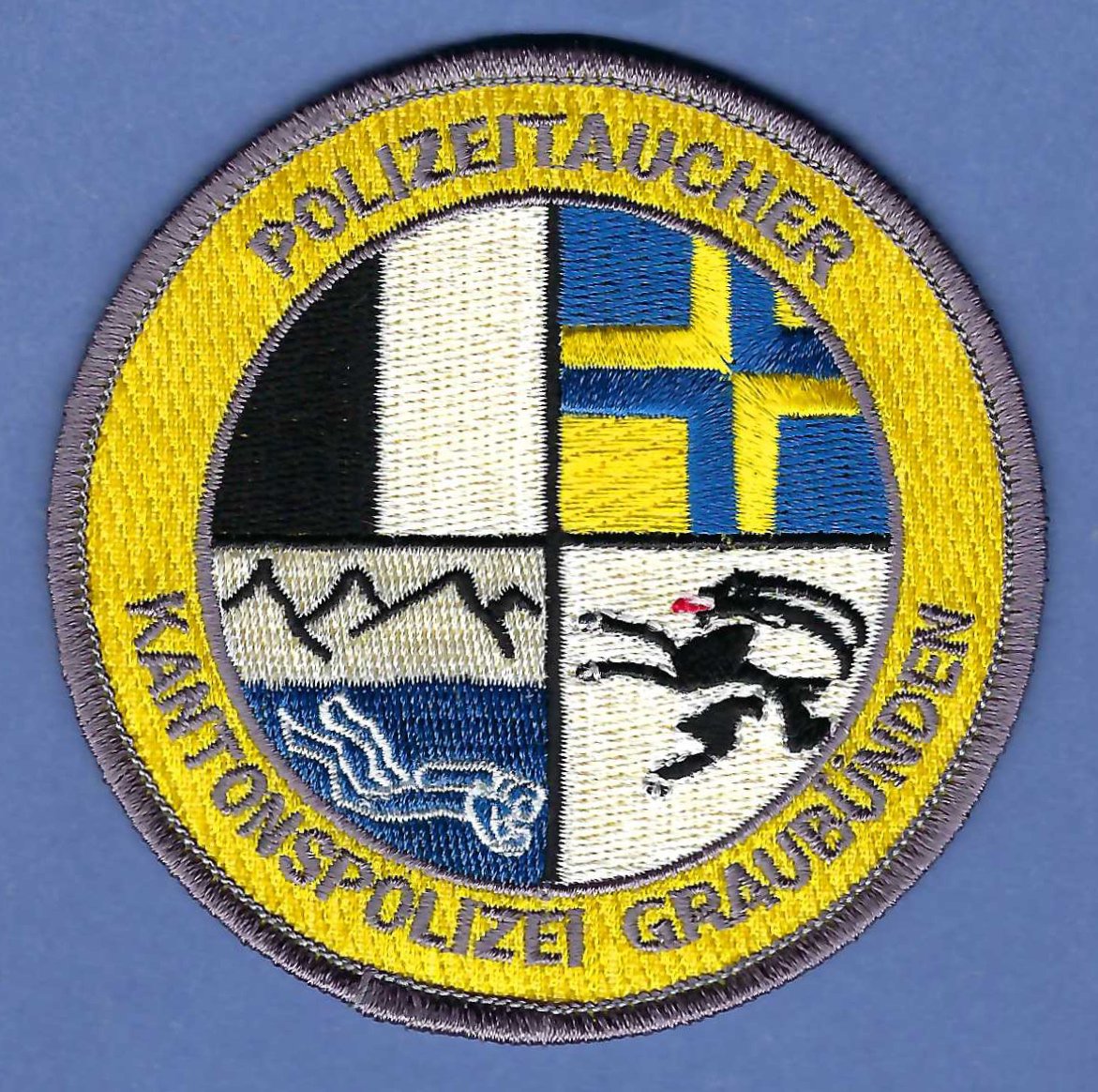 Graubunden Switzerland Police Dive Team Patch