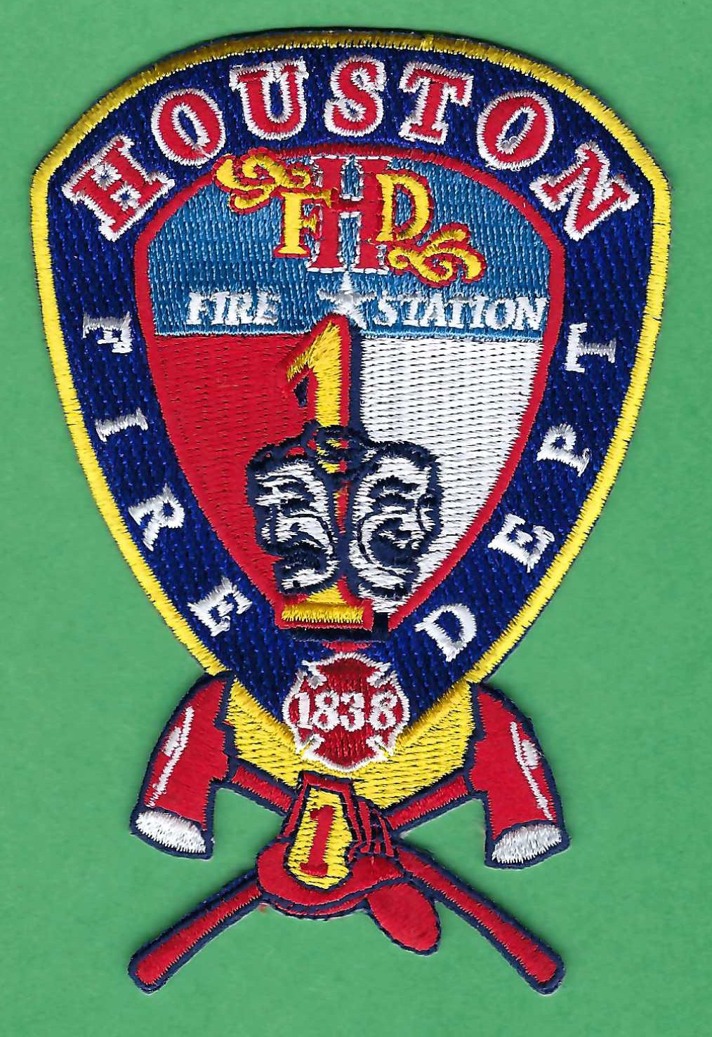 Houston Fire Department Station 1 Patch