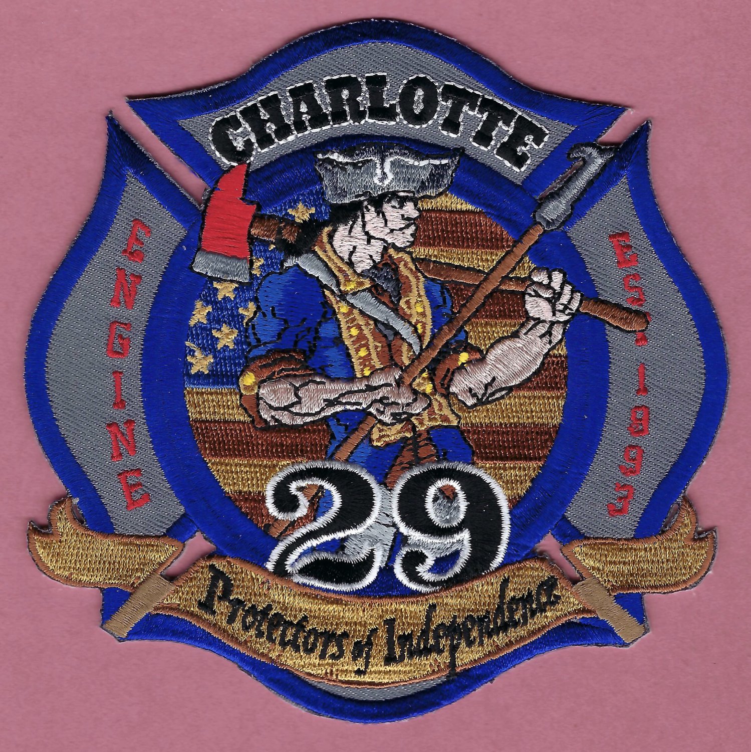 Charlotte Fire Department Engine Company 29 Patch