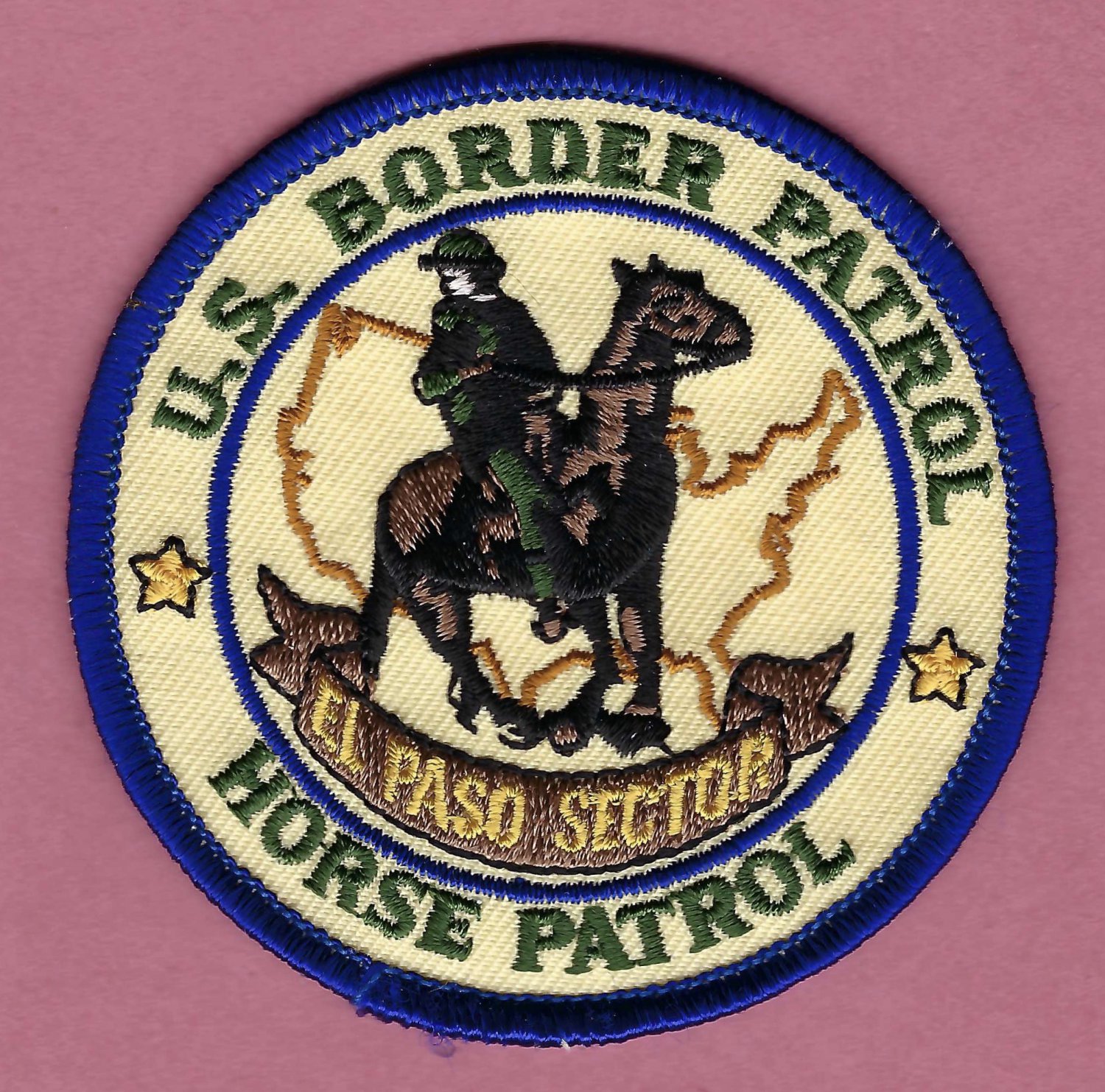 United States Border Patrol El Paso Sector Horse Patrol Unit Patch