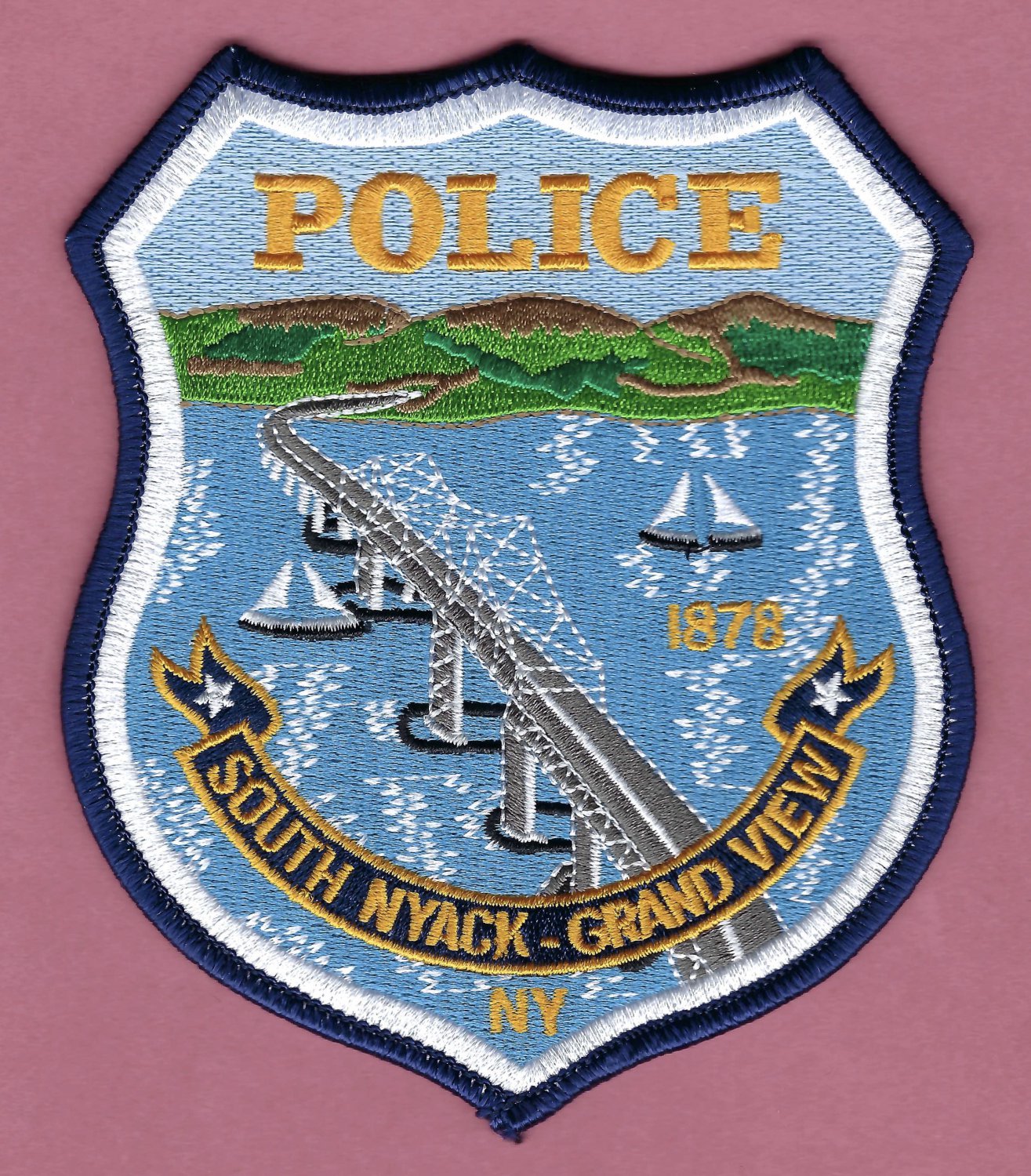 South Nyack-Grand View New York Police Patch