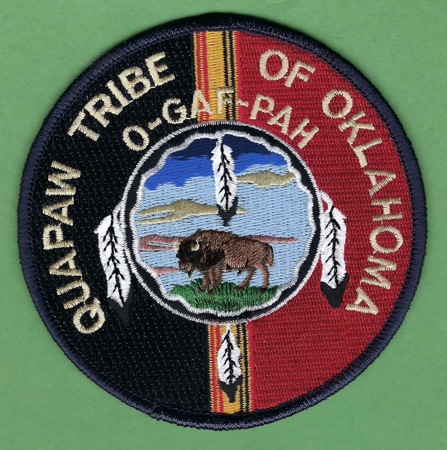 Quapaw Oklahoma Tribal Seal Patch Quapaw Oklahoma Tribal Seal Patch