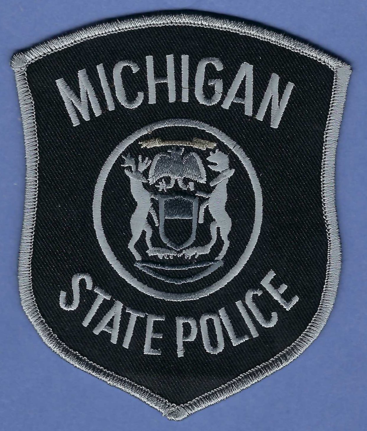 Michigan State Police Tactical Patch Gray