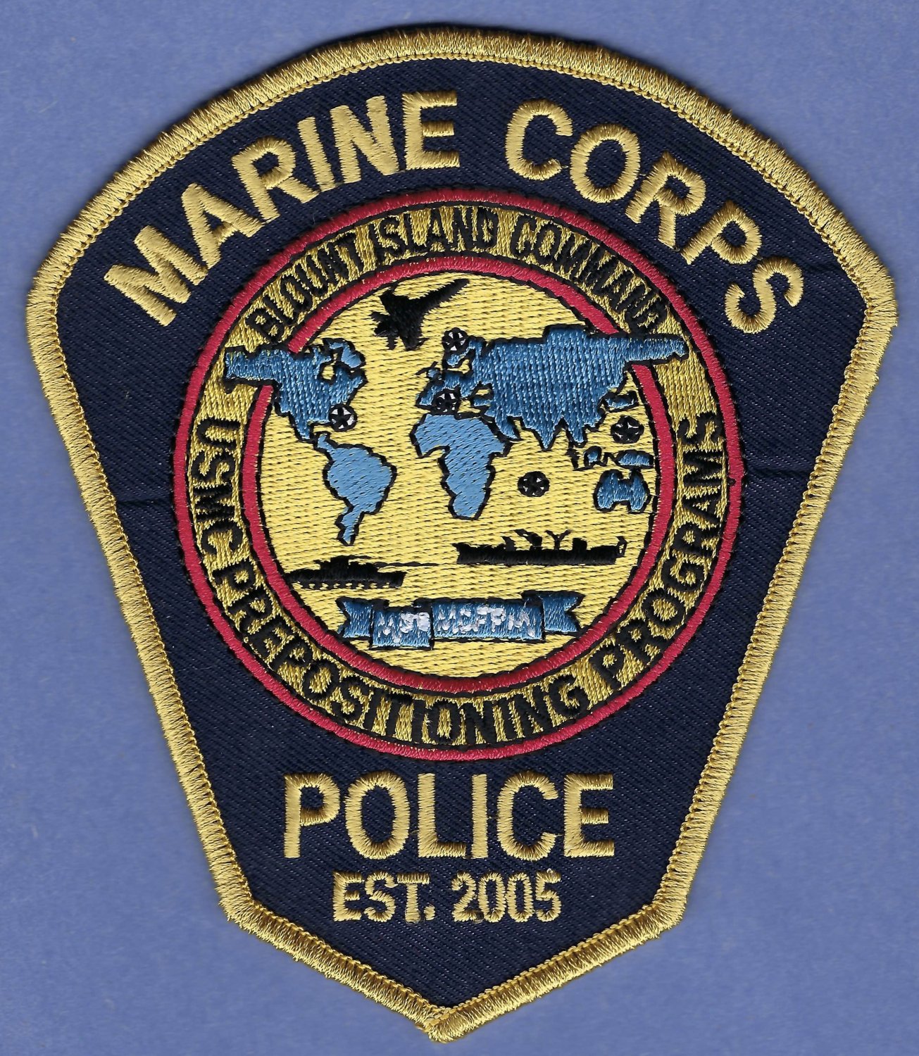U.S. Marine Corps Blount Island Command Police Patch