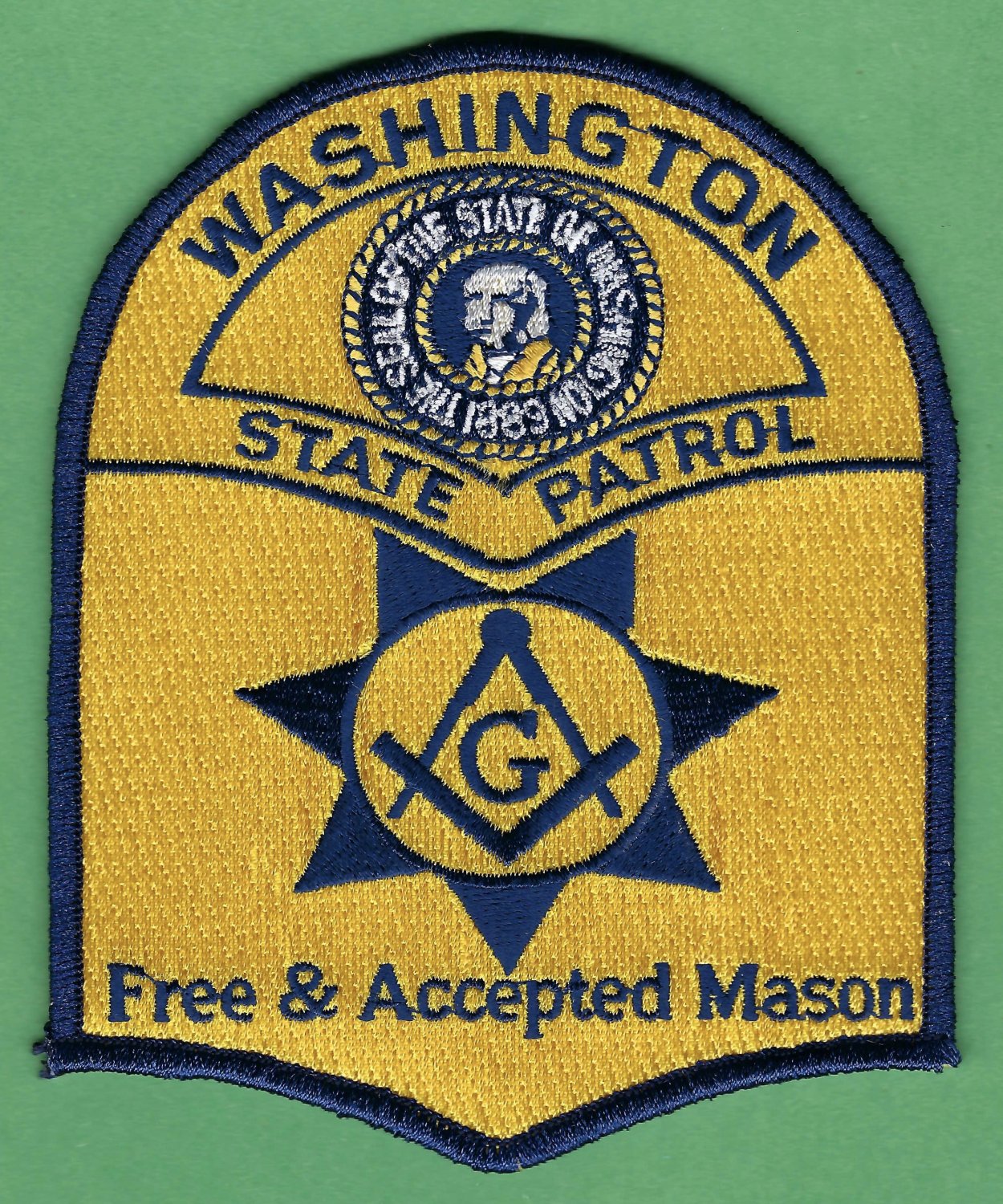 Washington State Patrol Masonic Lodge Patch