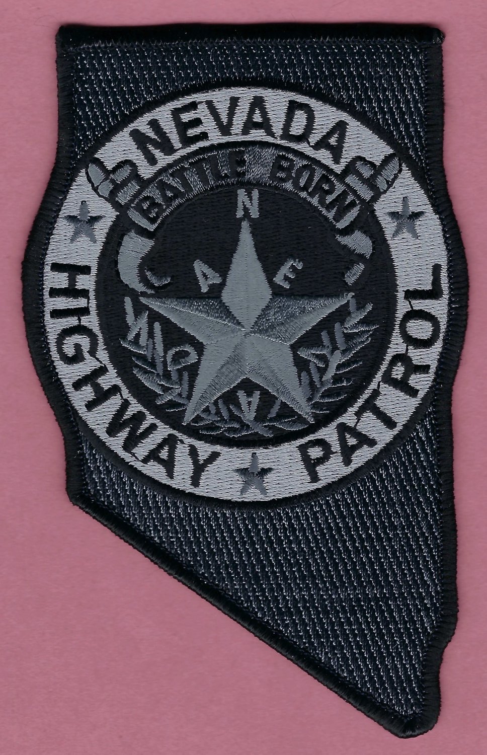 Nevada State Highway Patrol Tactical Patch Gray
