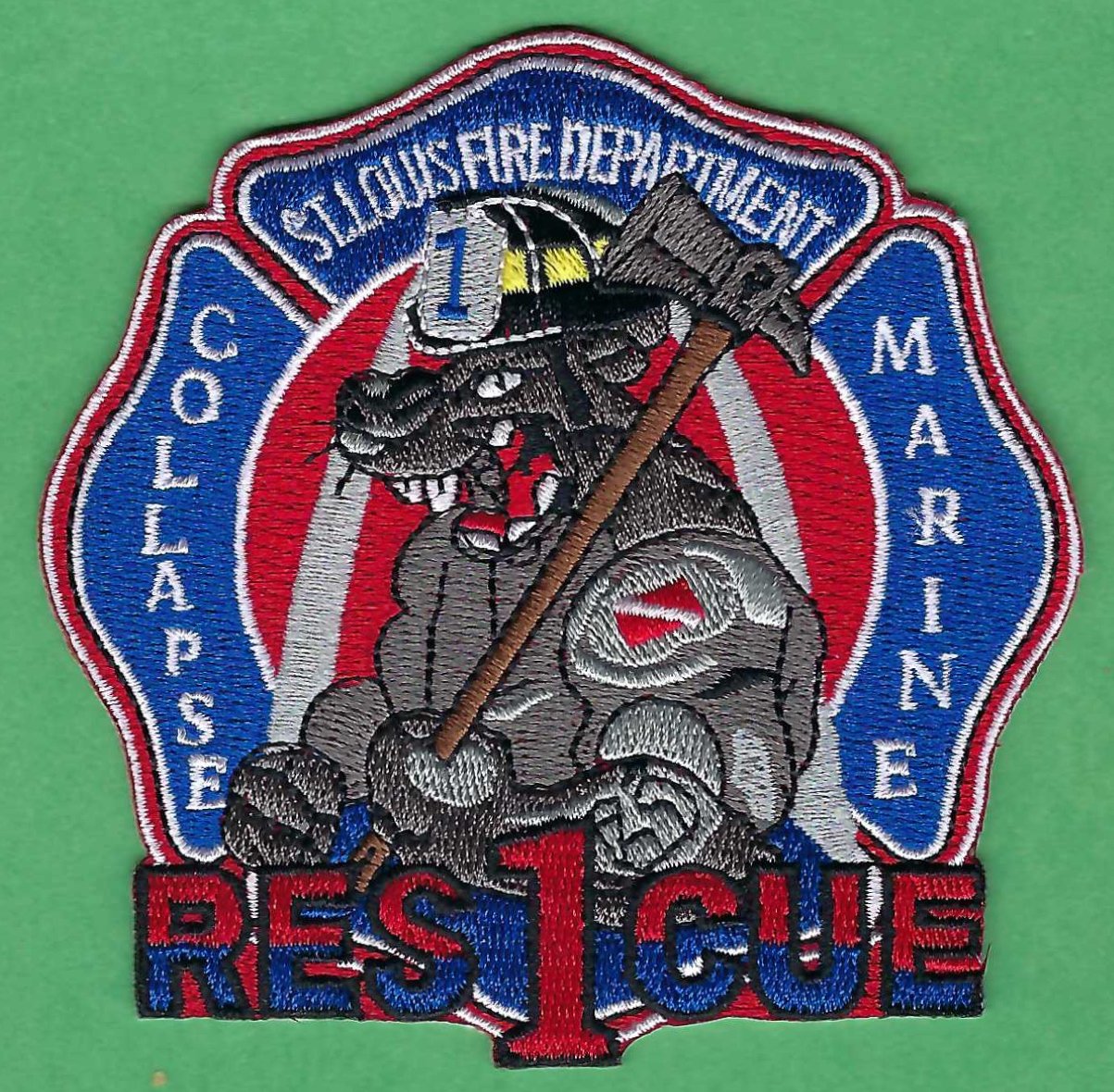 St. Louis Fire Department Rescue Company 1 Patch
