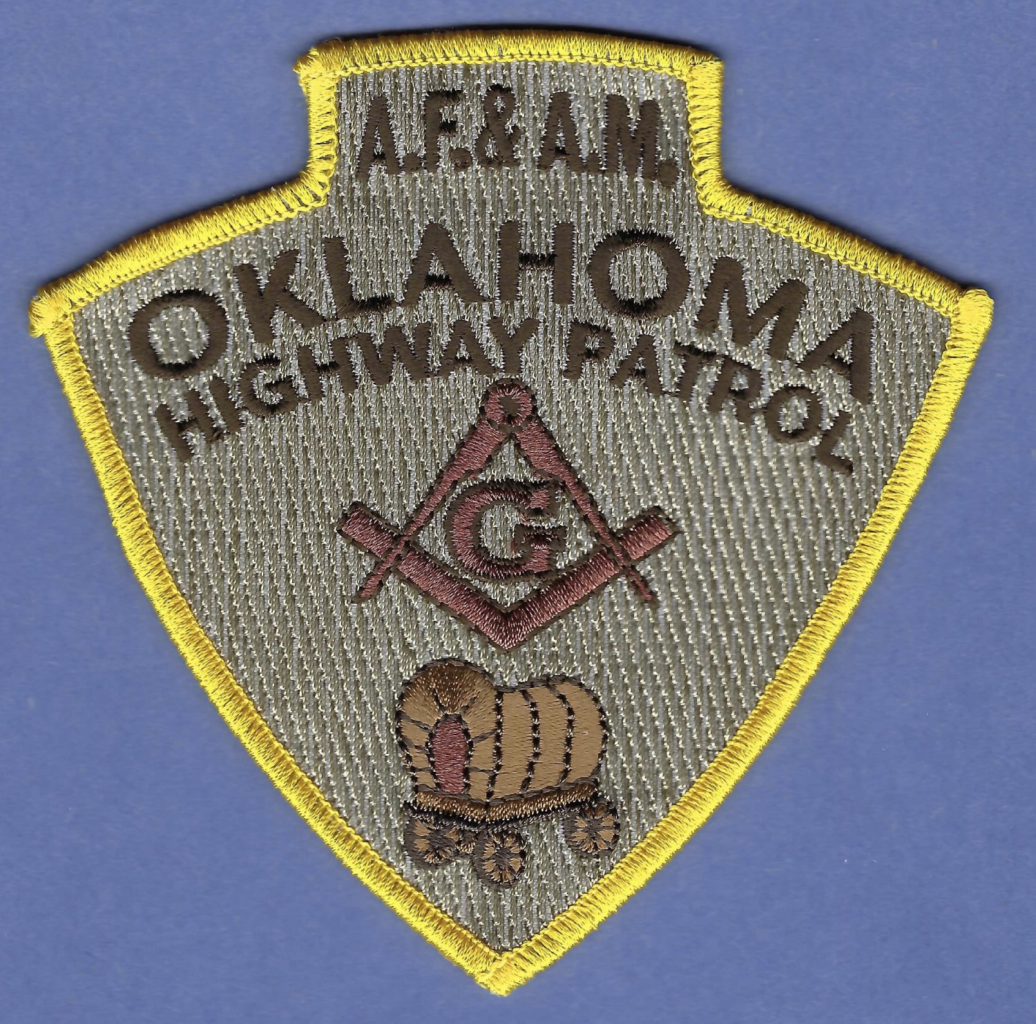 Oklahoma Highway Patrol Masonic Lodge Patch
