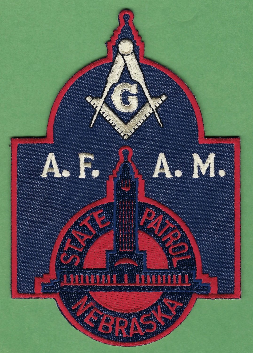 Nebraska State Patrol Masonic Lodge Patch