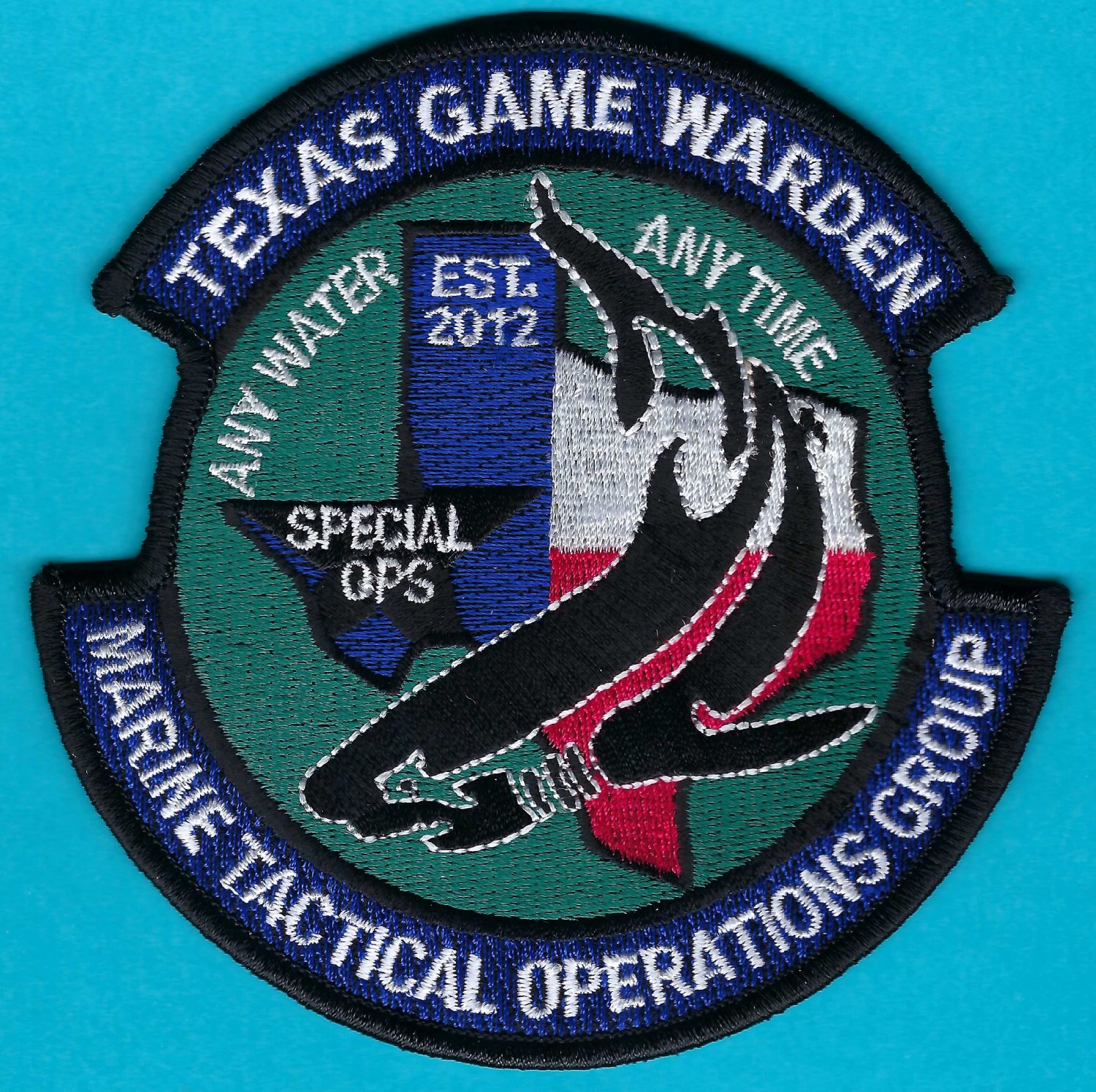 Texas Game Warden Marine Tactical Operations Group Patch