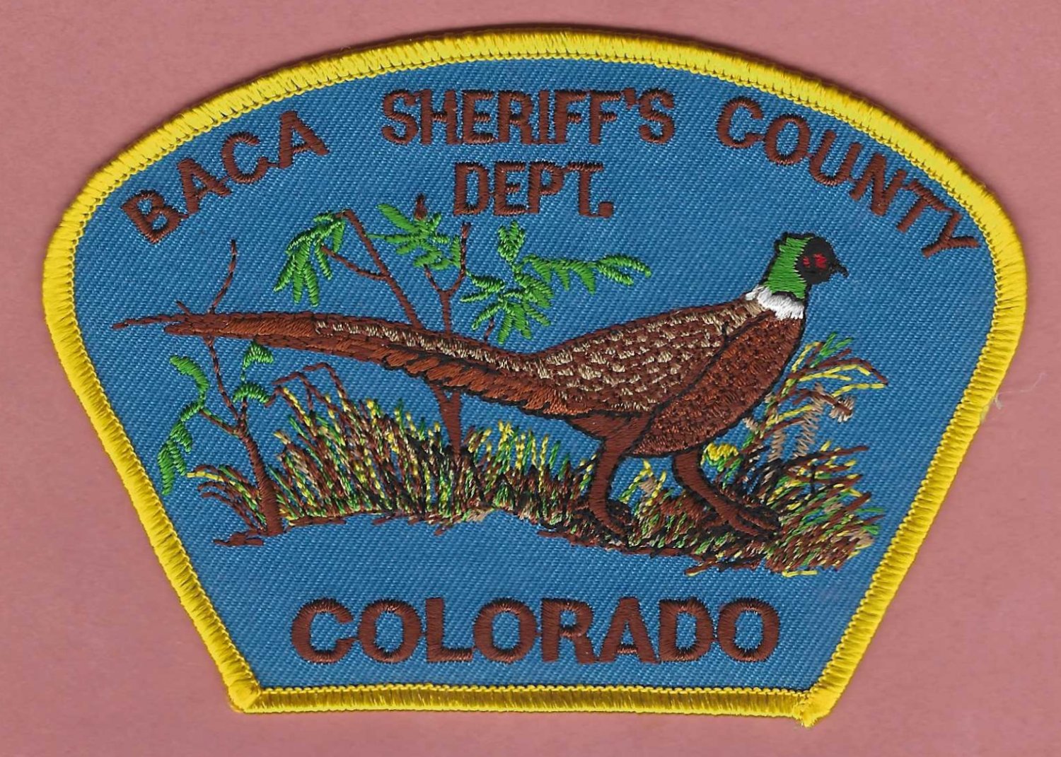 Baca County Colorado Sheriff Patch