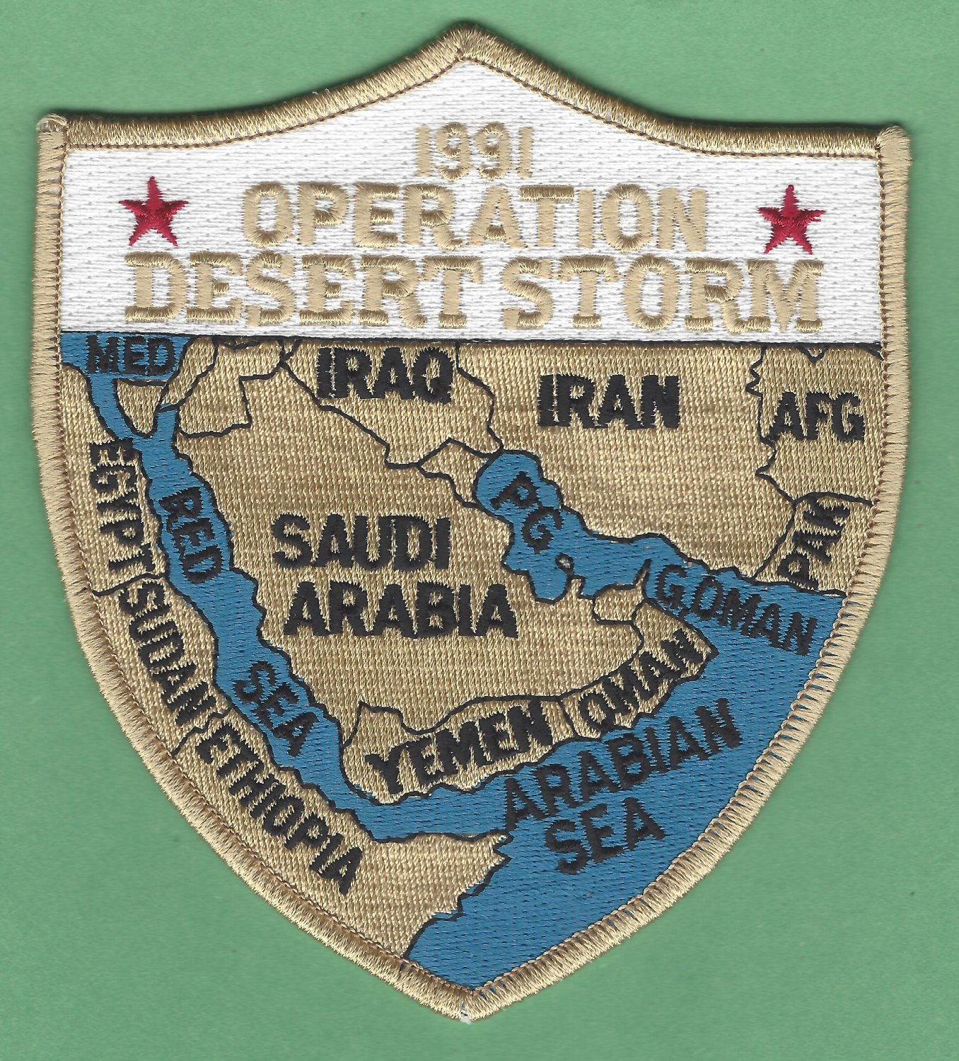 Operation Desert Storm Military Campaign Patch