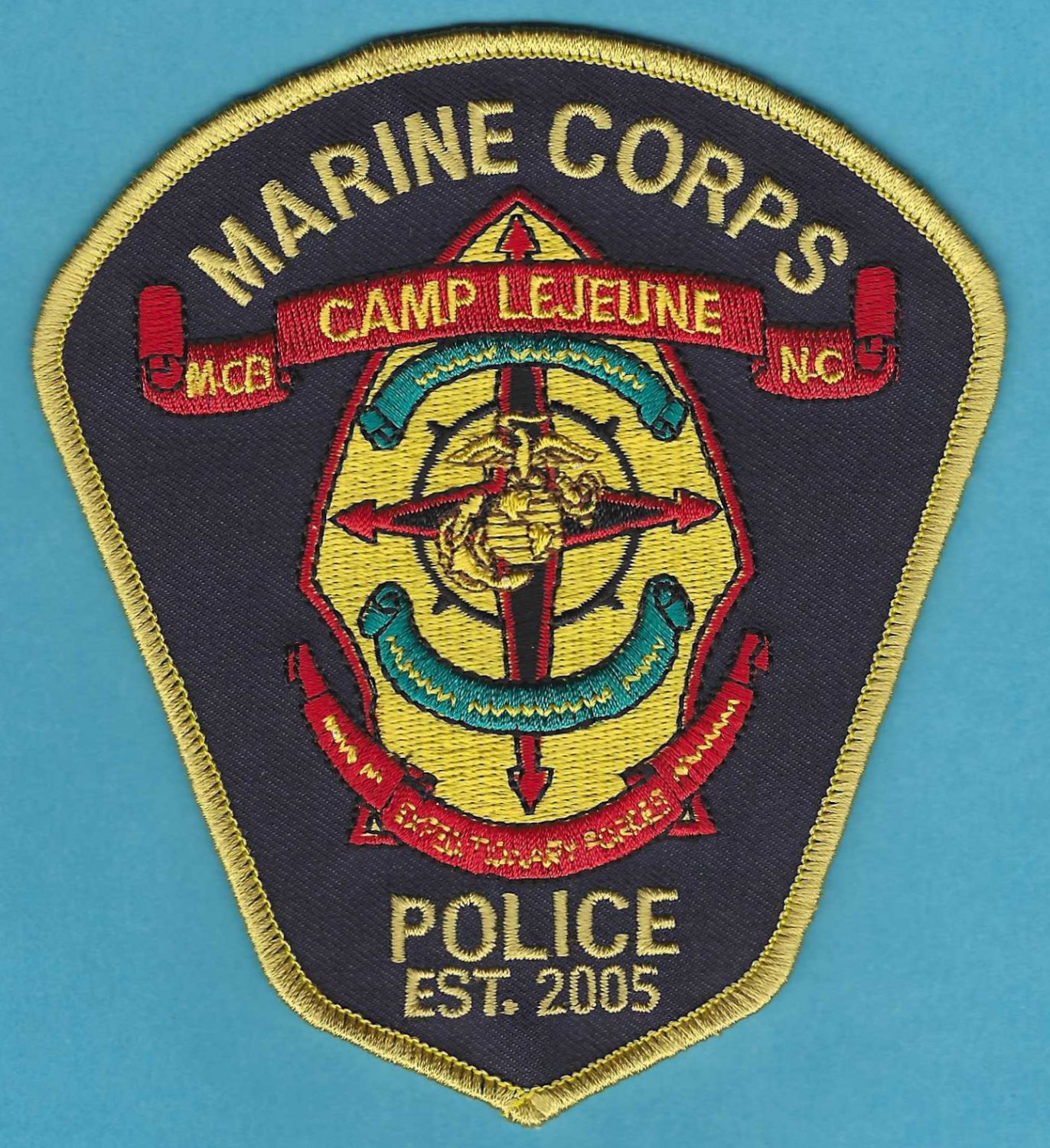 U.S. Marine Corps Base Camp Lejeune North Carolina Police Patch