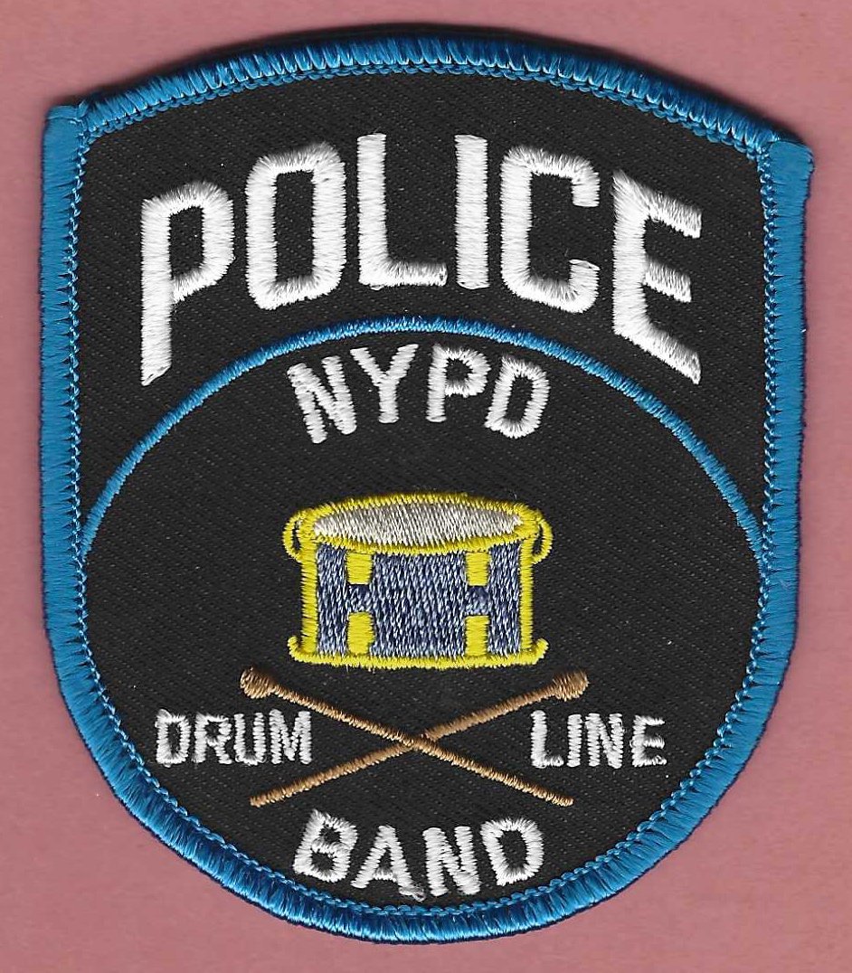 NYPD New York City Police Drum Line Band Patch