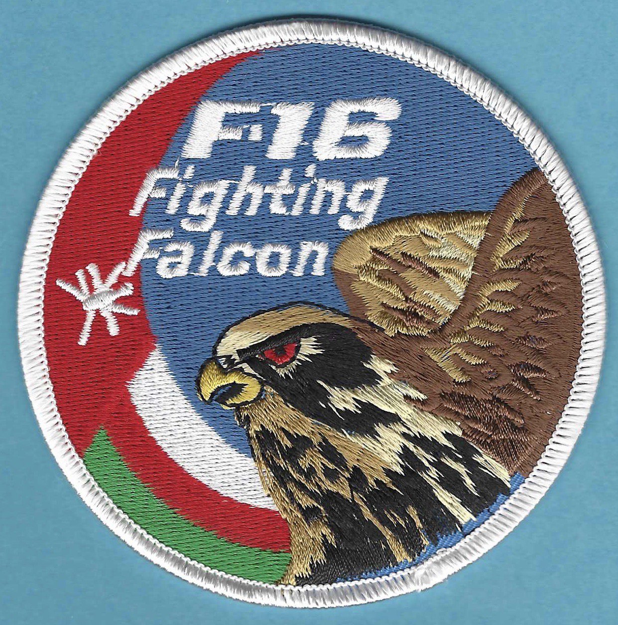 Royal Air Force of Oman F-16 Fighting Falcon Aircraft Patch