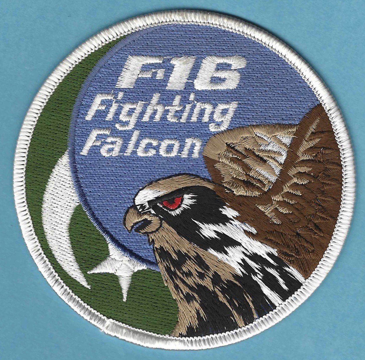 Pakistan Air Force F-16 Fighting Falcon Aircraft Patch