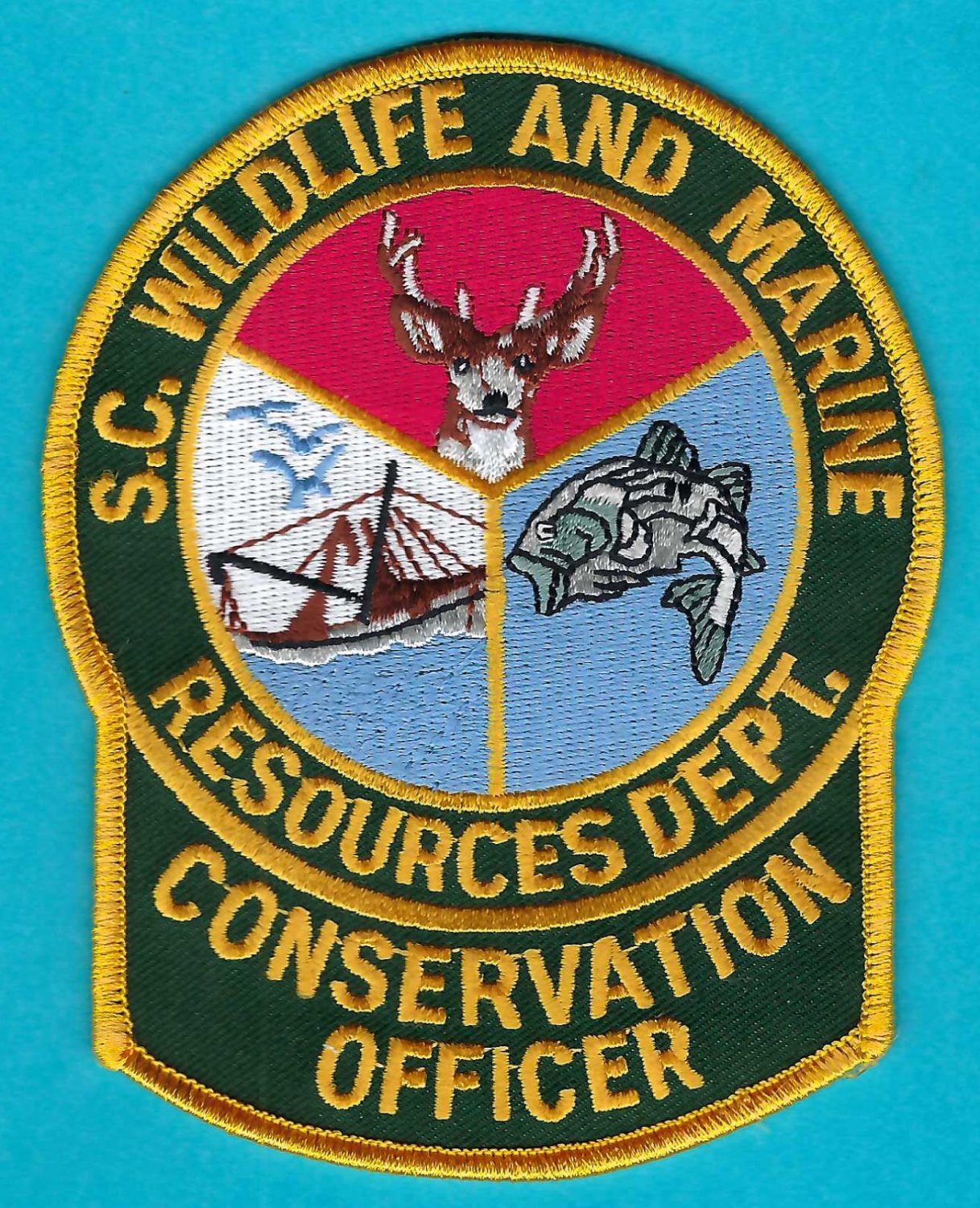 South Carolina Wildlife & Marine Resources Conservation Officer Patch