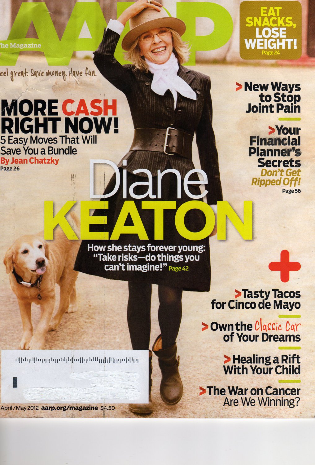 AARP Magazine April/May 2012 (Diane Keaton)