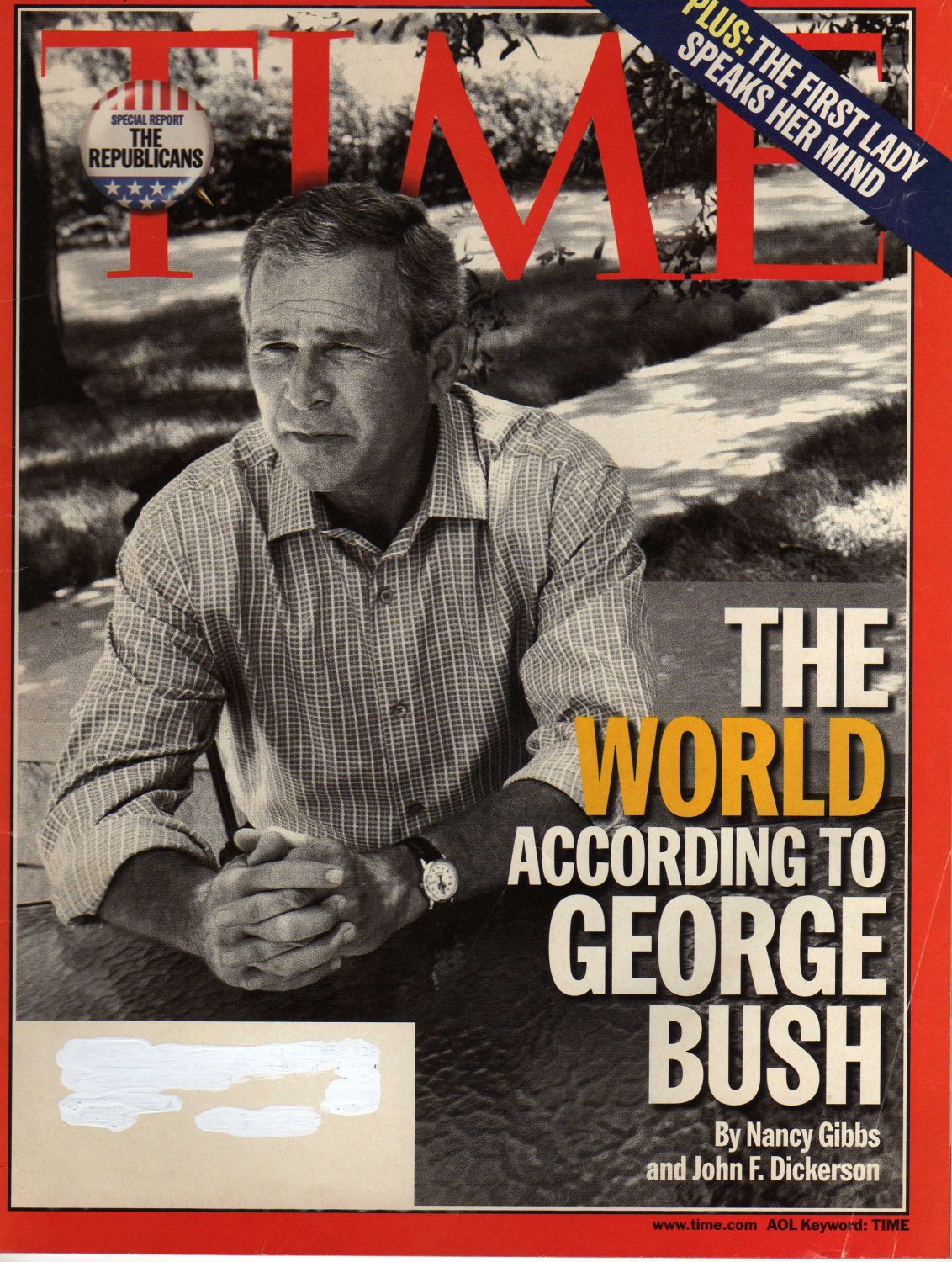 Time Magazine September 6, 2004 (The World According to George Bush)
