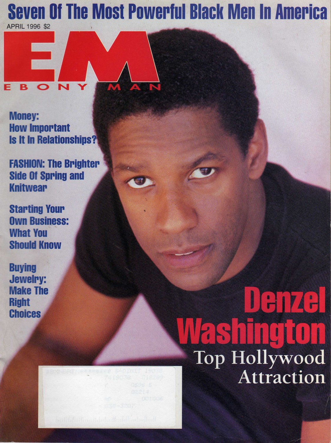 EM Ebony Man Magazine April 1996
