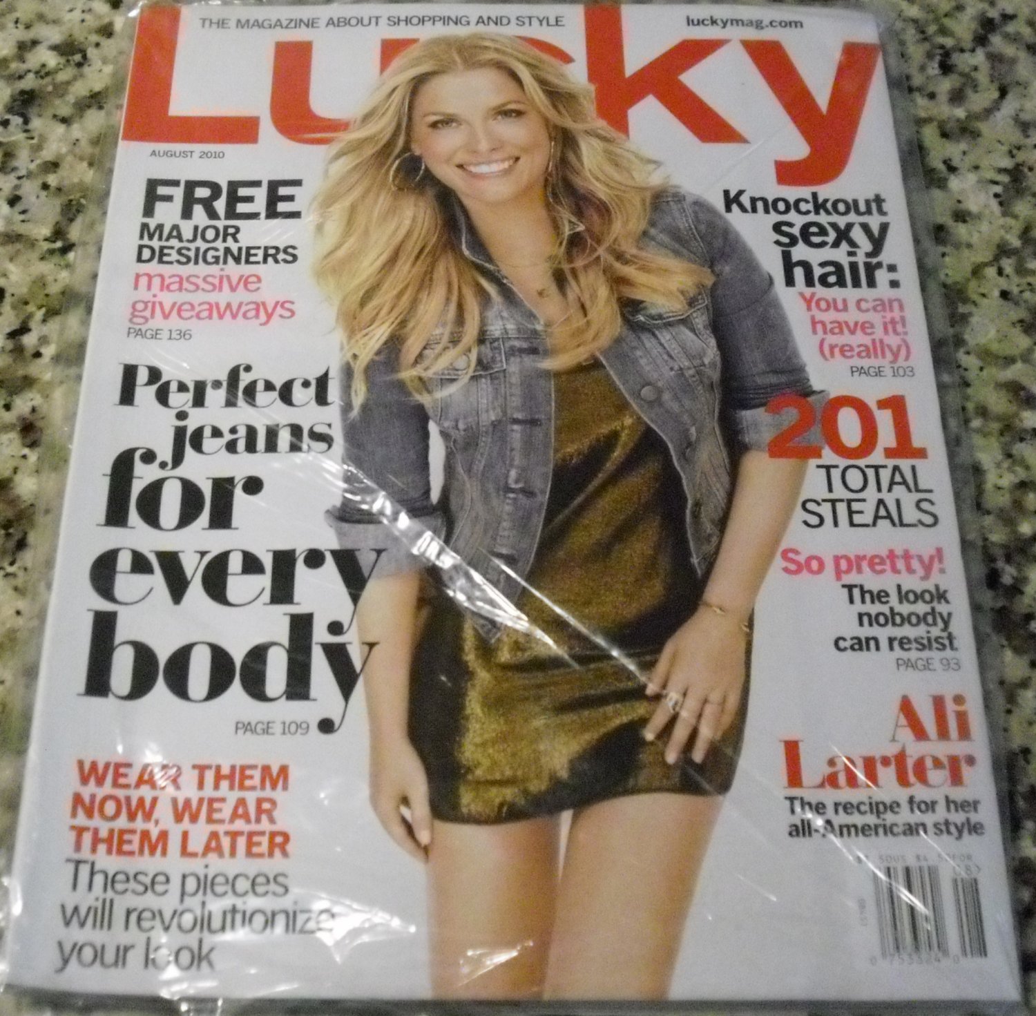 Lucky Magazine August 2010 - Ali Larter