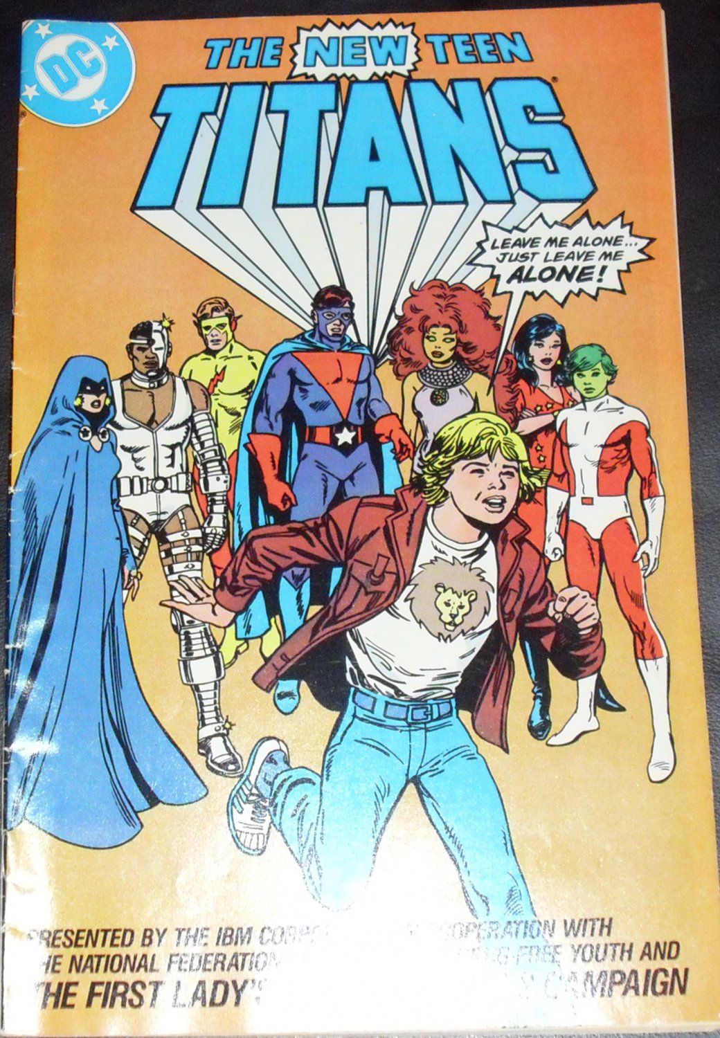 The New Teen Titans (By First Lady's Drug Awareness Campaign. DC Comics ...