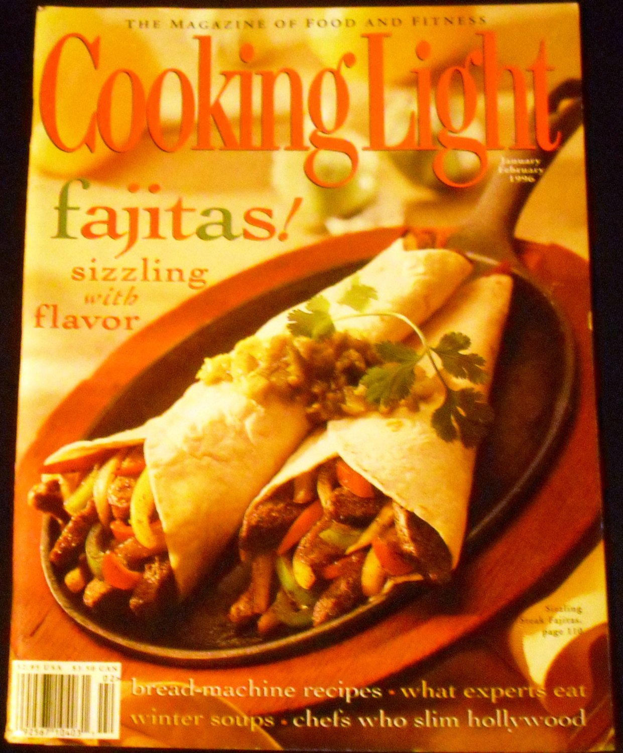 Cooking Light Magazine January February 1996
