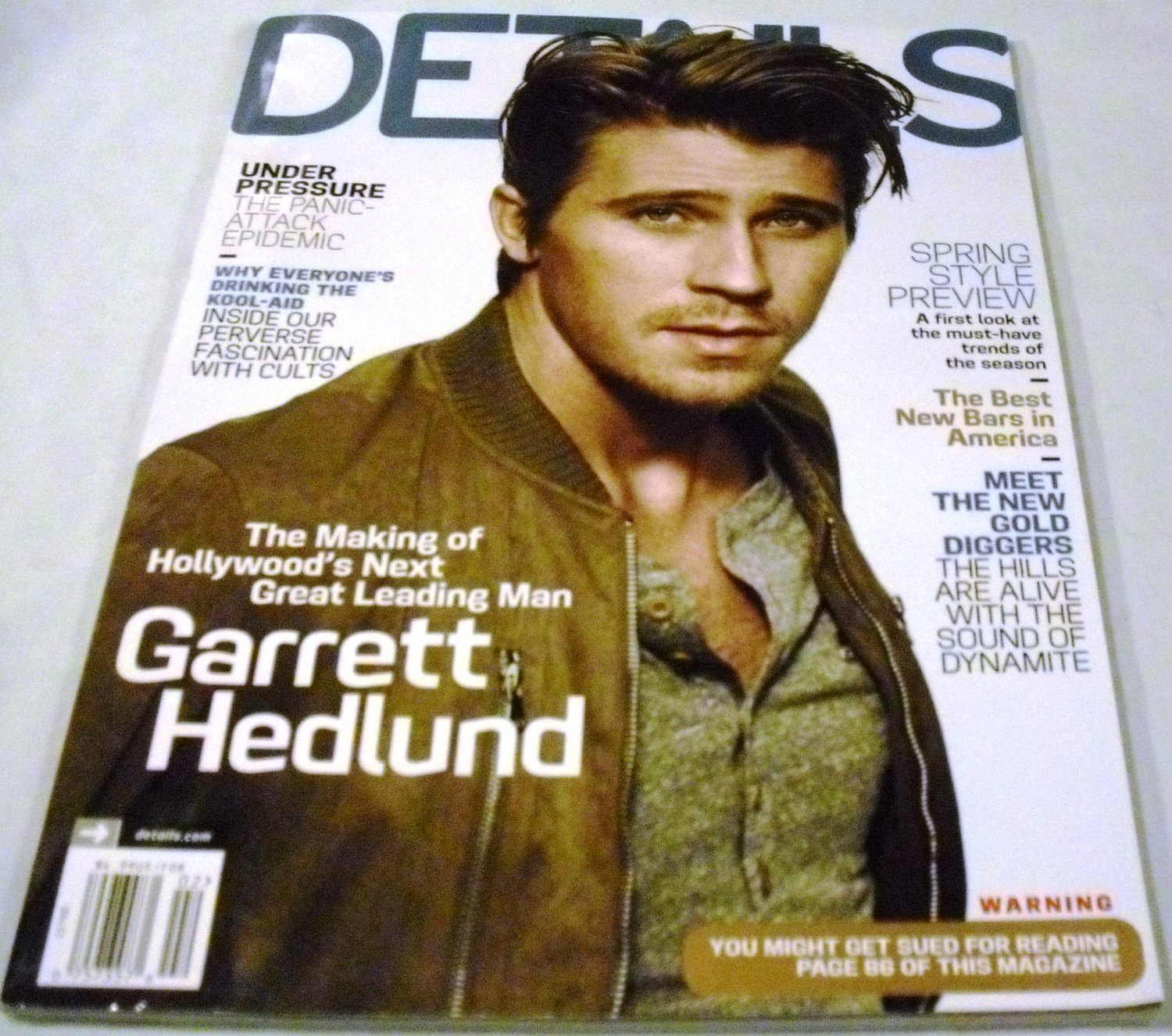 Details Magazine February 2013 a Boy Named Sue Garrett, Hedlund