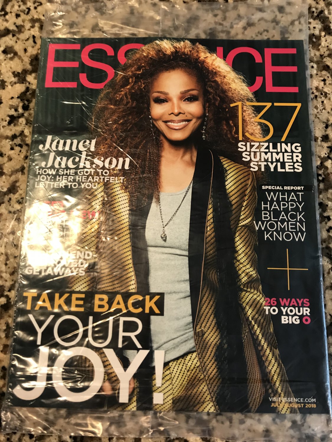 Essence Magazine (July/August, 2018) Janet Jackson Cover