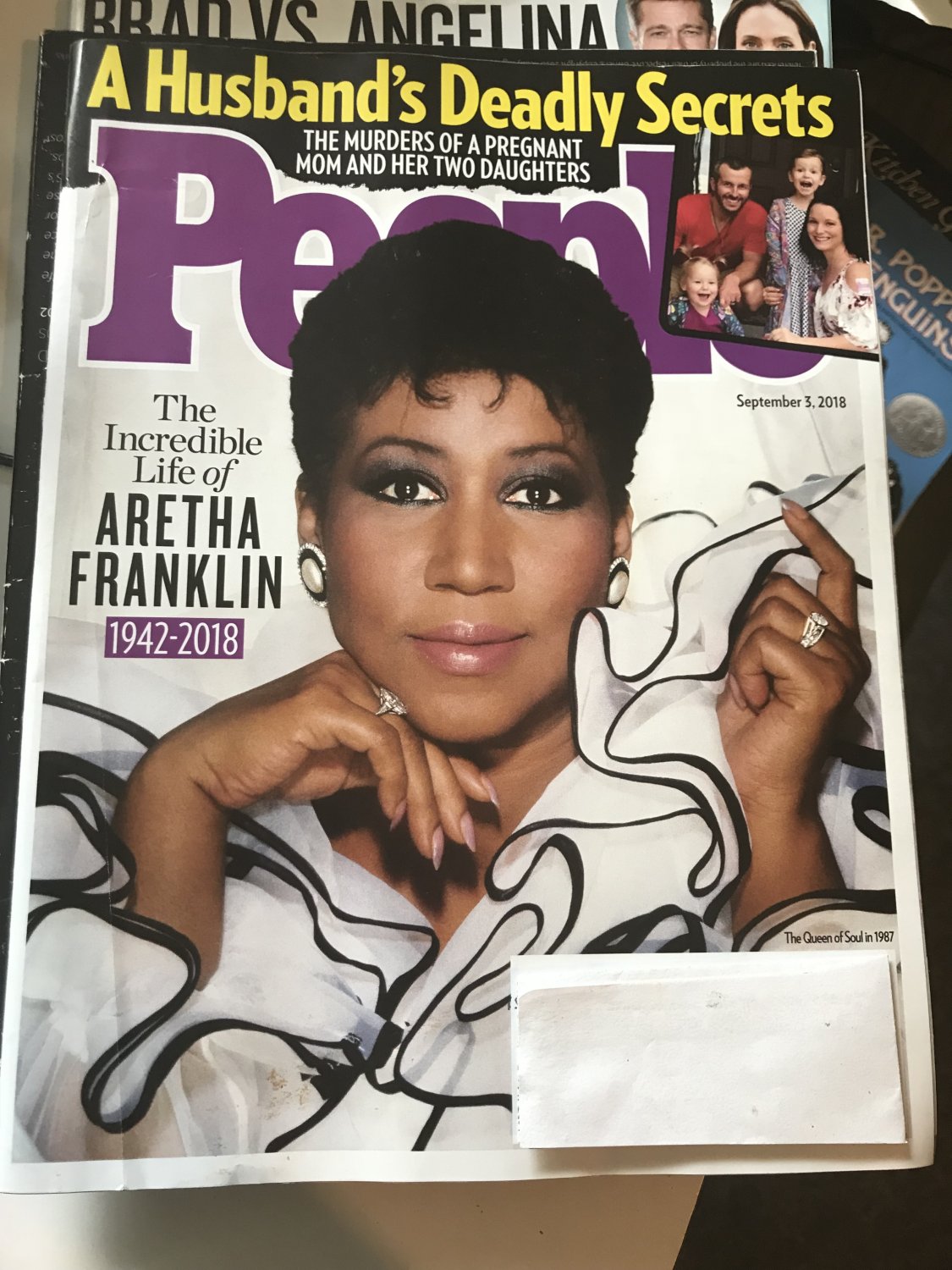 People Magazine ~ September 3, 2018 ~ ARETHA FRANKLIN ~ Queen of Soul