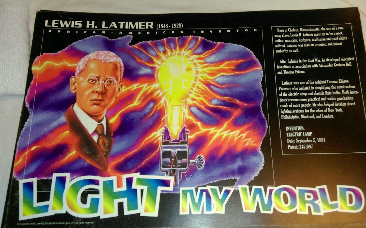 African American Inventors Poster Lewis H. Latimer