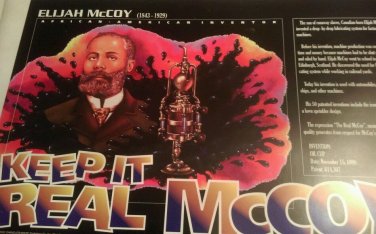 African American inventor poster Elijah McCoy inventor of multiple ...