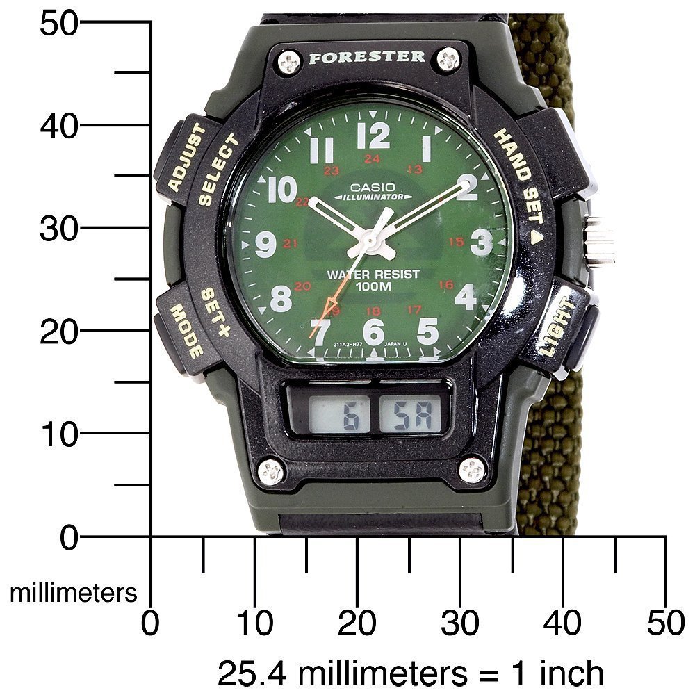 CASIO FT610WV-3B MENS FORESTER 100M OUTDOORS SPORTS WATCH DUAL TIME ...
