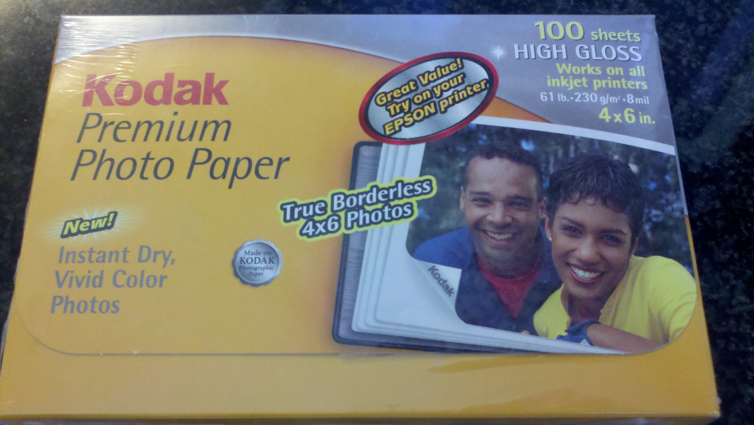 Kodak Premium 4x6 Inch Photo Paper