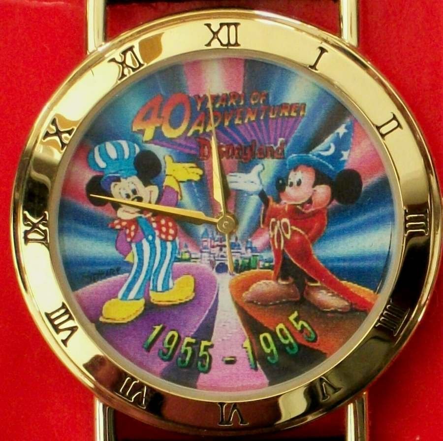 New Disney Limited Edition 40th Anniversary Artists Mickey Mouse Watch ...