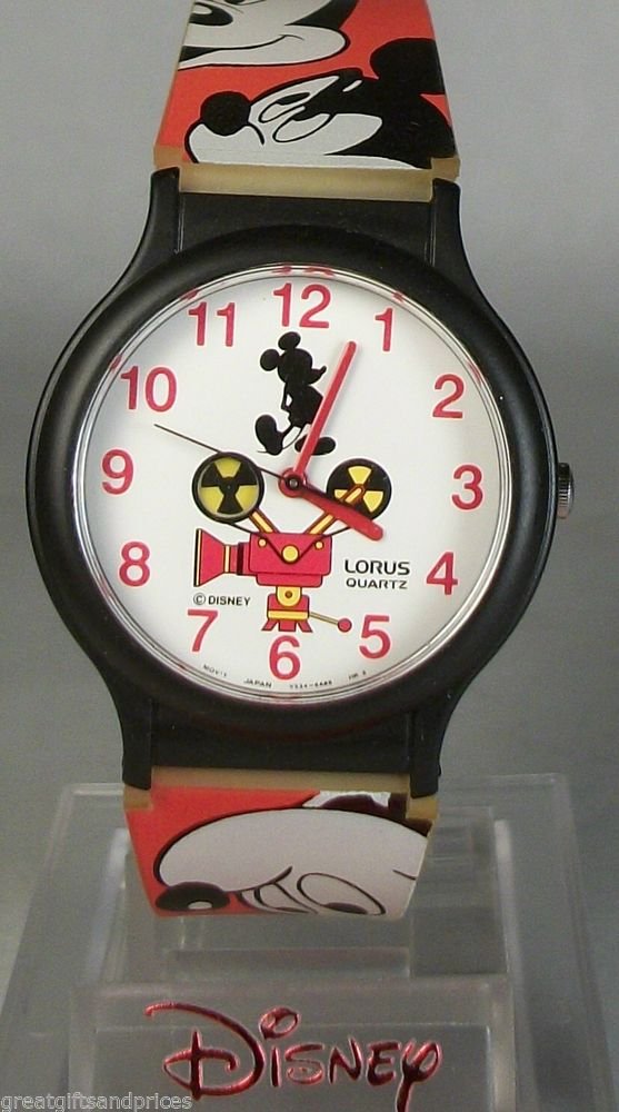 Disney New Lorus Animated Mickey Mouse Watch! New! HTF! HUGE DISNEY ...