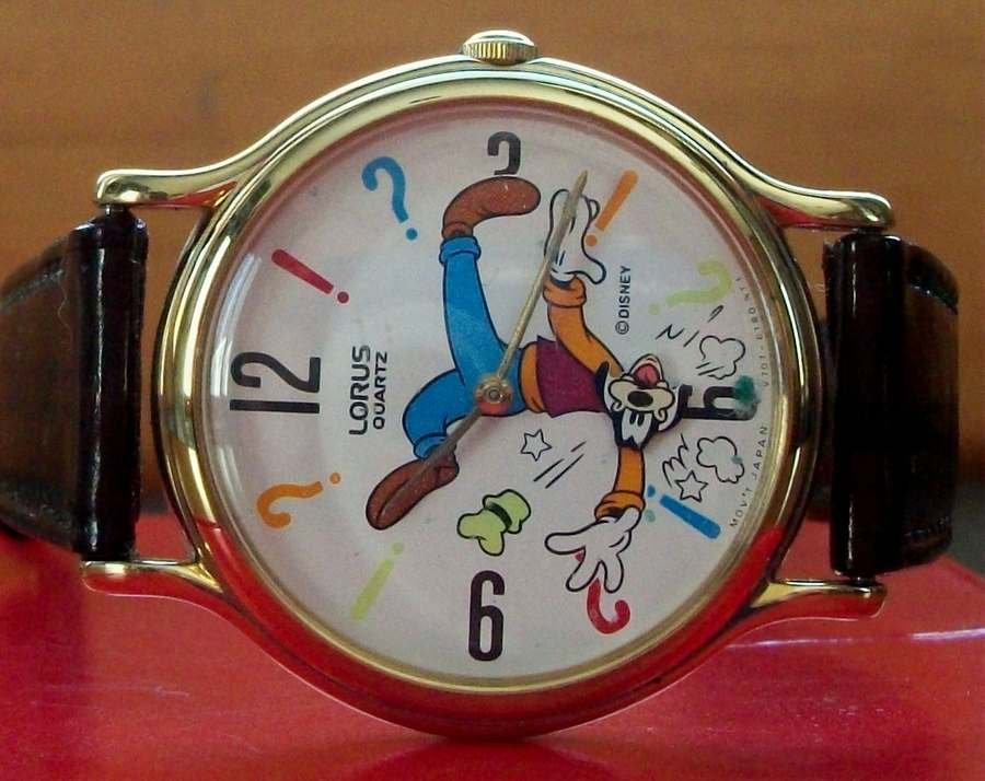 Brand-New Disney Animated Moving Head Goofy Watch! HTF! Rare! GORGEOUS ...