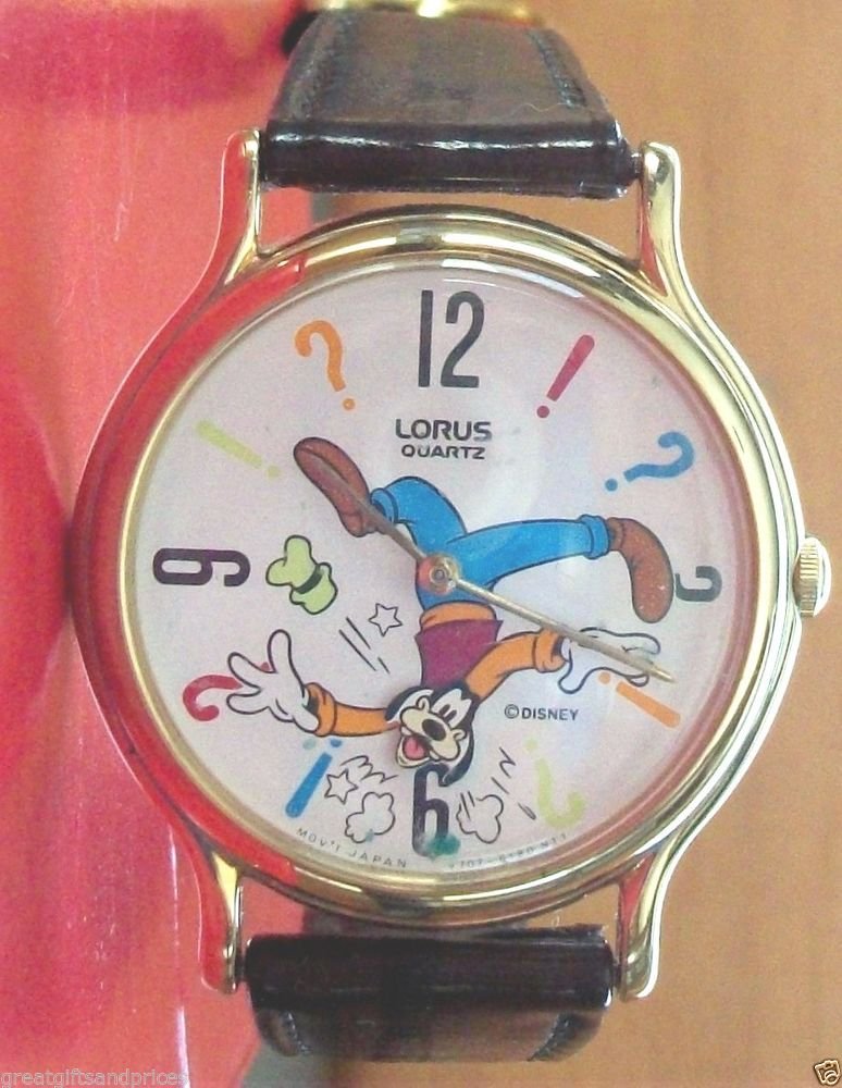 Brand-New Disney Animated Moving Head Goofy Watch! HTF! Rare! GORGEOUS ...