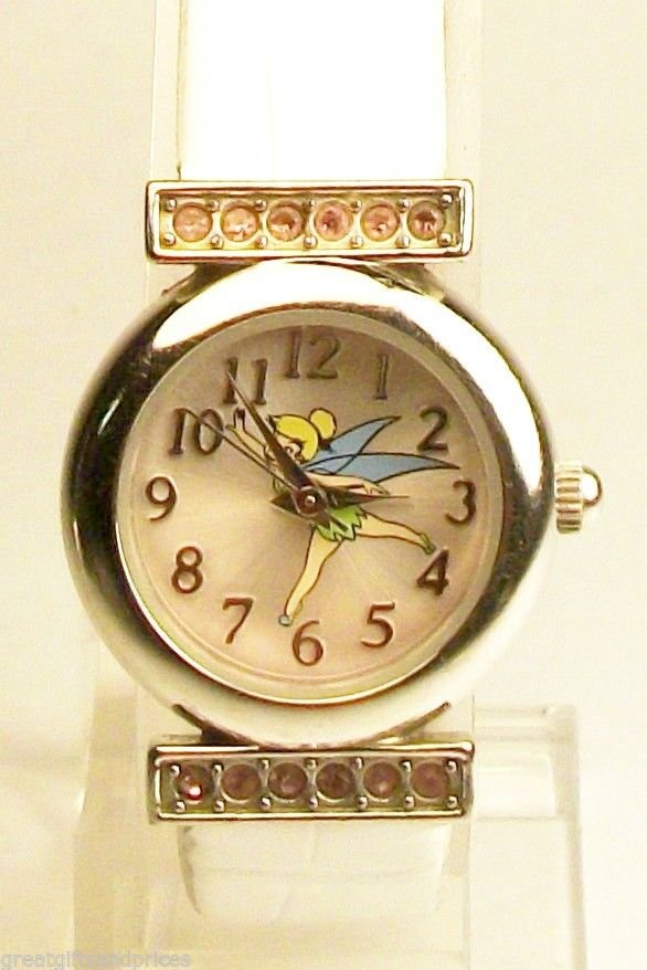 Disney Magical Pink Crystal Tinkerbell Watch! New! Hard To Find!