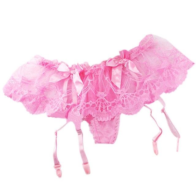 Suspender G String Fit Stocking Garter Belt Sexy Lingerie Women Girls Lace