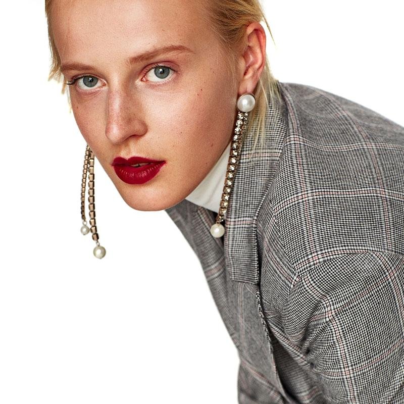 JUJIA New arrive 2017 women fashion design crystal simulated pearl ...