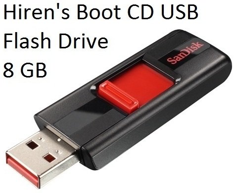Hirens Bootable *8 GB USB Flash Drive* 15.2 *Newest Verison* Computer ...
