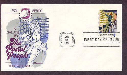 USPS Postal People, Mail Letter Case Sorting, FW First Issue USA