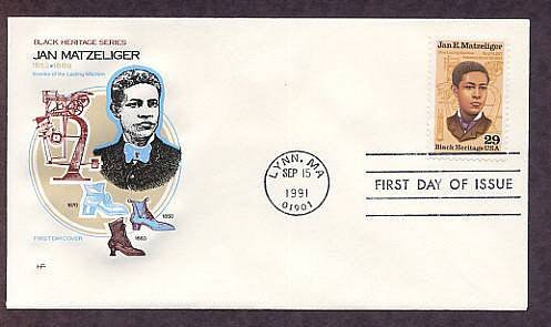 Black Heritage Honoring Jan Matzeliger Inventor Shoe Lasting Machine ...