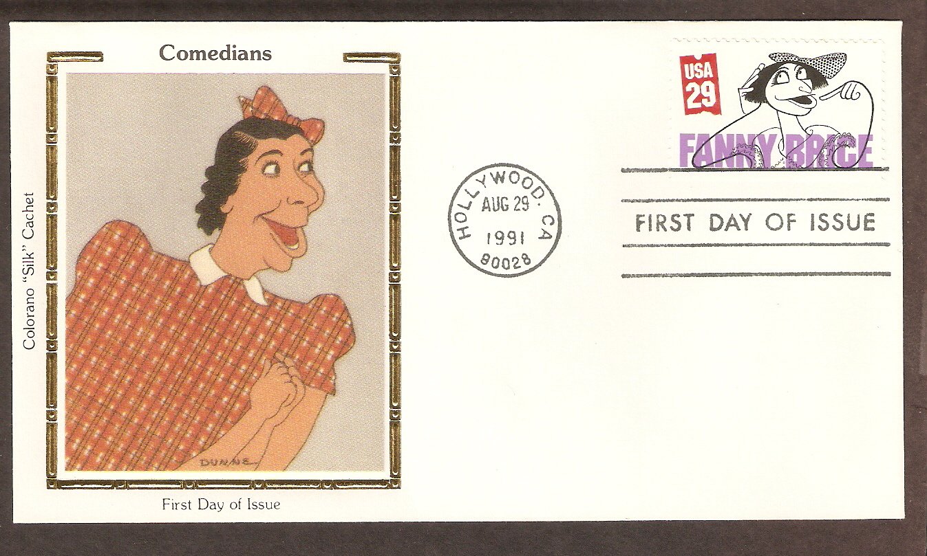 Fanny Brice, Al Hirschfeld, Colorano First Day of Issue USA FDC