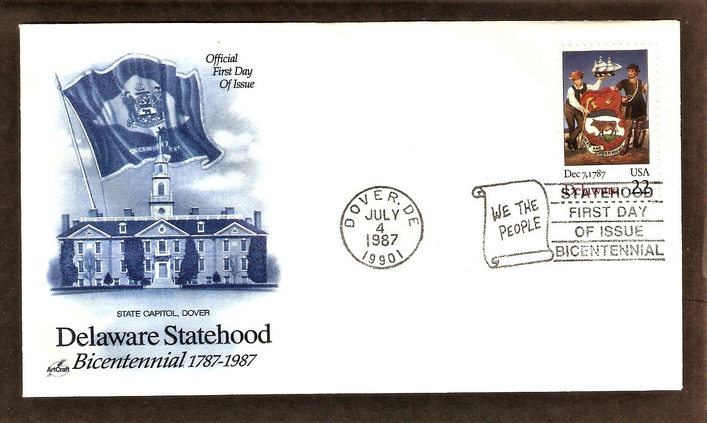 Delaware Statehood Bicentennial, First State to Ratify the Constitution ...