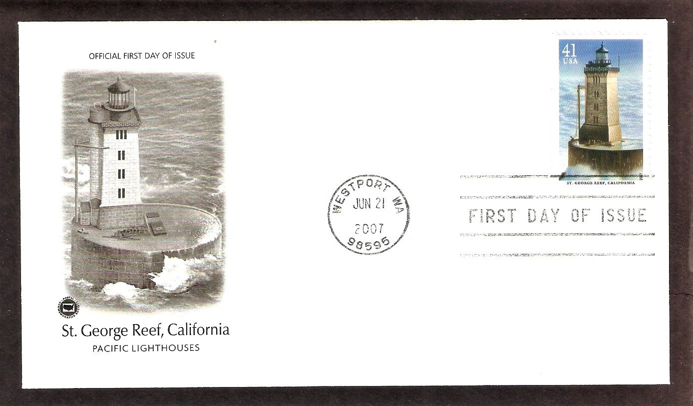 Pacific Lighthouses, St. George Reef Lighthouse, California, PCG, First ...