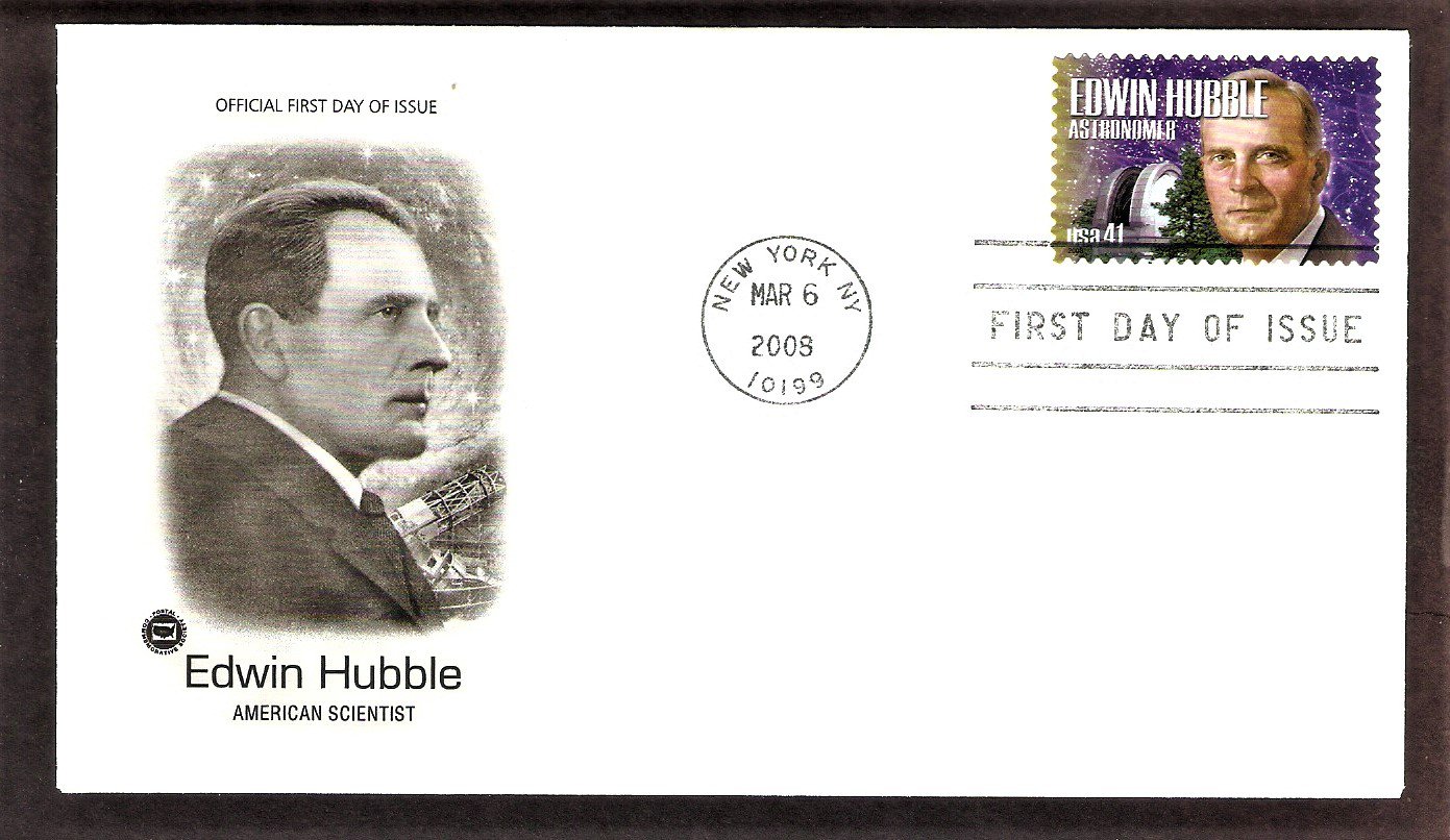 American Scientists, Astronmer Edwin Hubble, PCS, First Issue USA